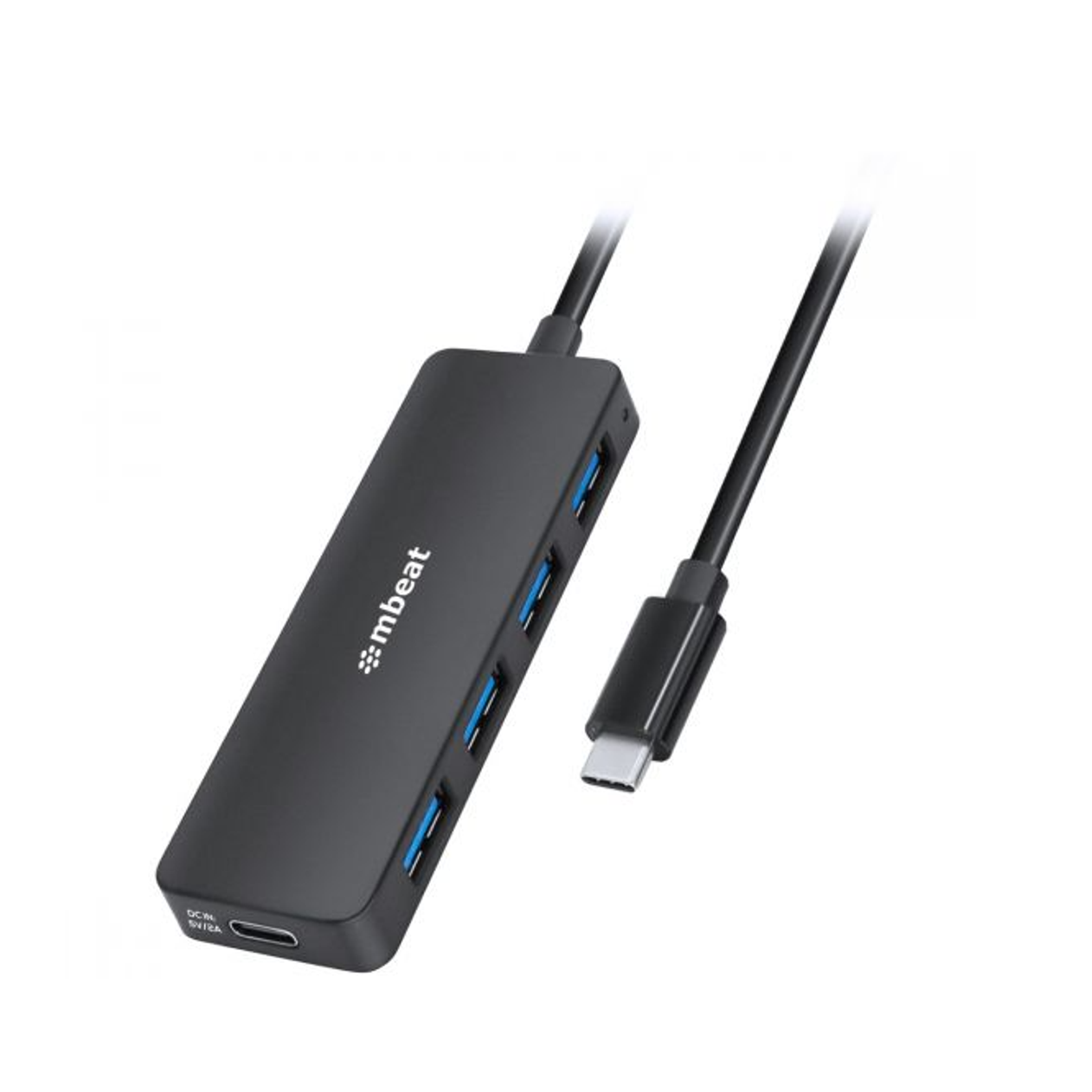 MB-C3H-5K - mbeat 4-Port USB Hub with USB-C DC Port | Tech Supply Shed ...