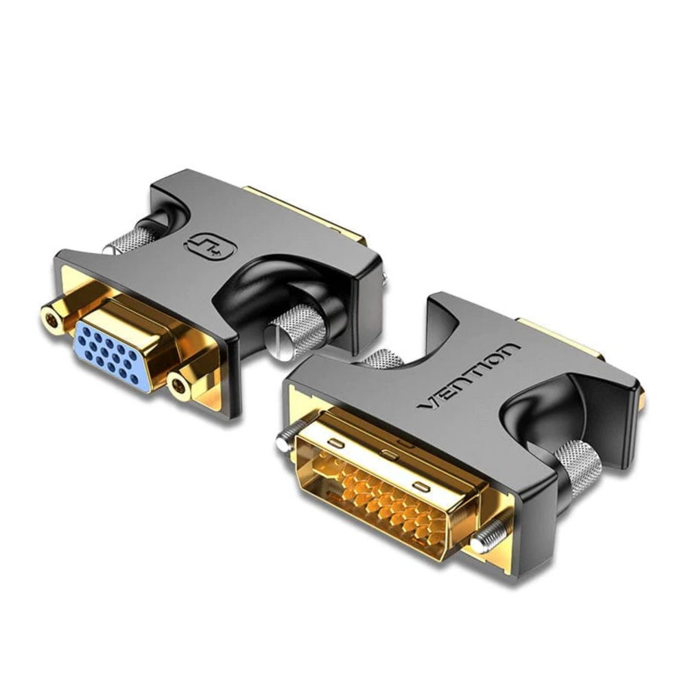VEN-ECFB0 - Vention DVI Male to VGA Female Adapter Black | Tech Supply ...