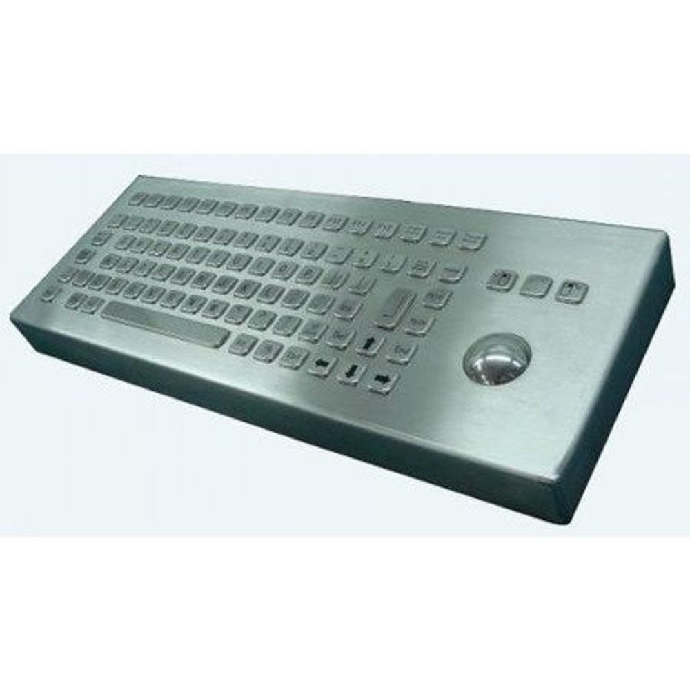 KB-CA3 - Inputel Stainless Steel Keyboard + Trackball ~ USB – The ...