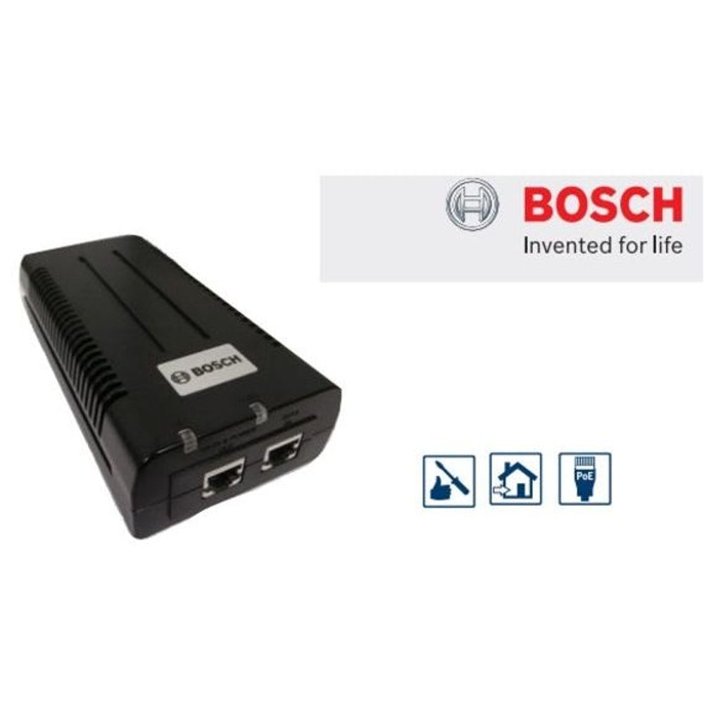 Bosch - Midspan Injector, Single Port, 95W, AC IN, PoE or PoE+ AWLNZ ...