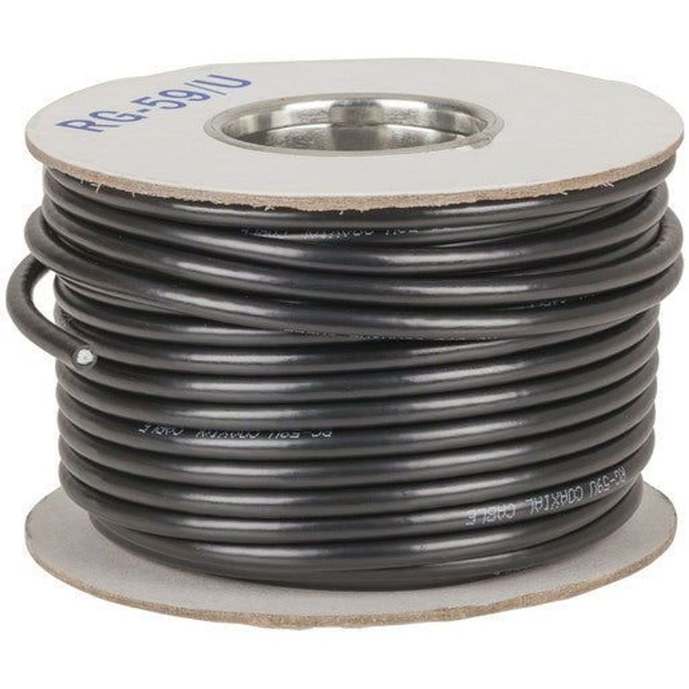 CM-RG59SC RG59 Coaxial Cable - 100m Roll - For Analogue CCTV Only – The ...
