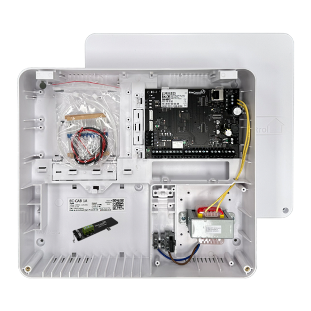 EC-i PLC/U - EC-i security panel in EC-CAB-1A plastic cabinet – The ...