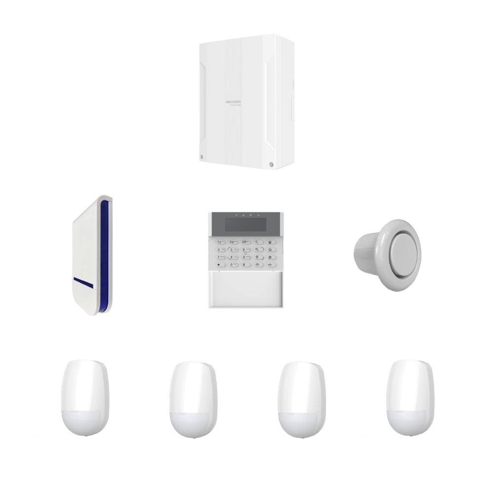 Hikvision AX-Hybrid-Pro-Alarm-KIT-2 -> Wired Intrusion Alarm Kit -> In ...