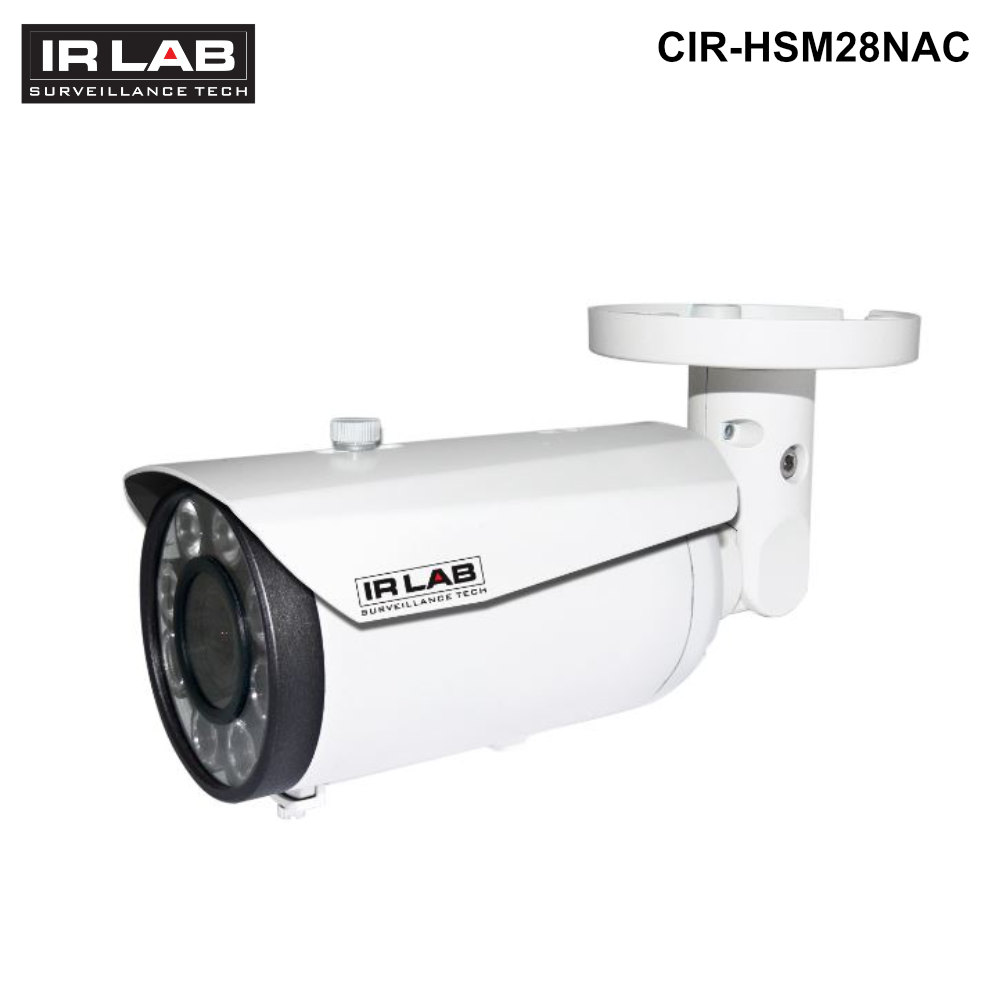 CIR-HSM28NAC - IR Lab - 3MP IP IR Bullet Camera, 1/3" H.264, 6-50mm, P ...