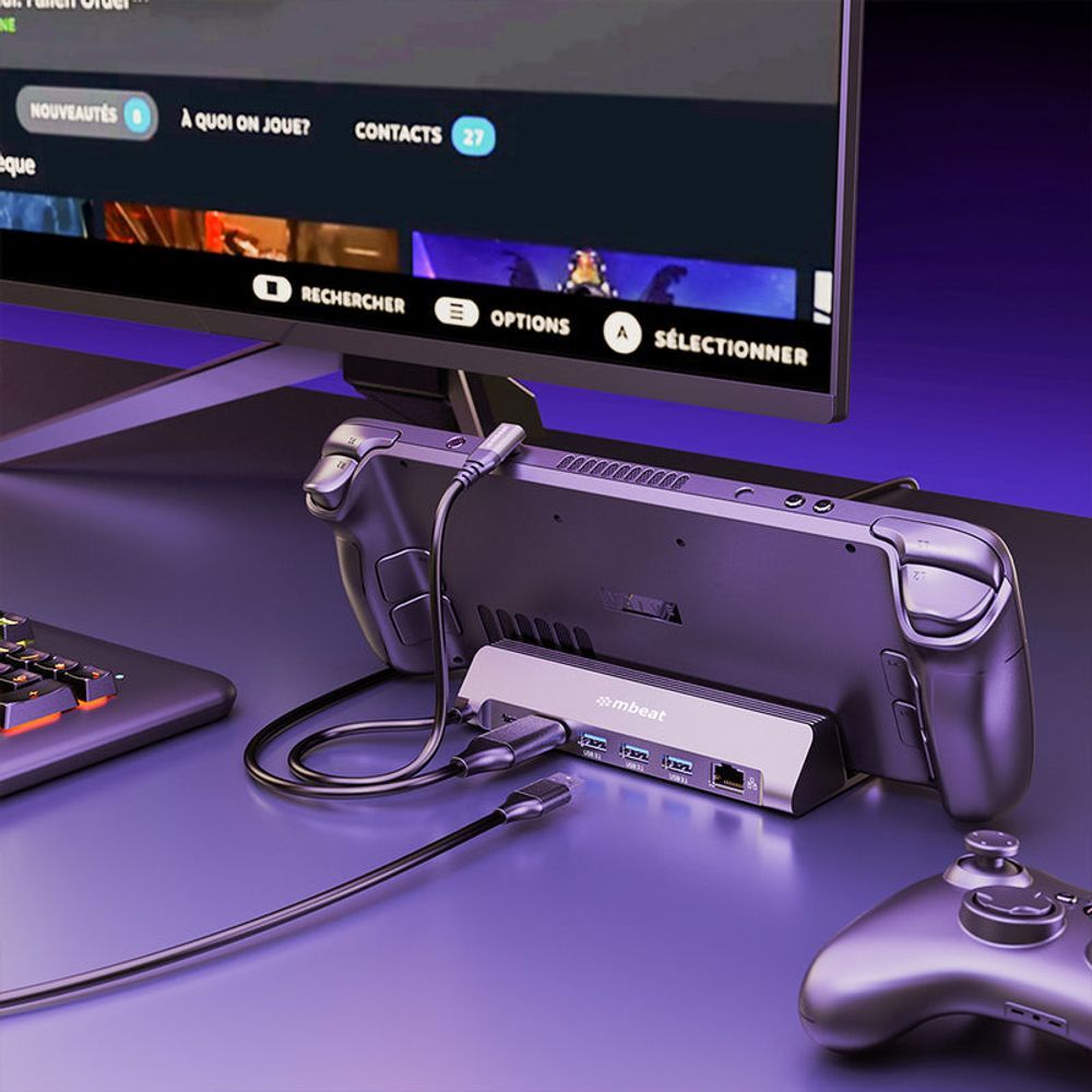 MB-DOCK-SA01 - mbeat USB-C Gaming Dock for Steam Deck & ROG Ally | Tech ...