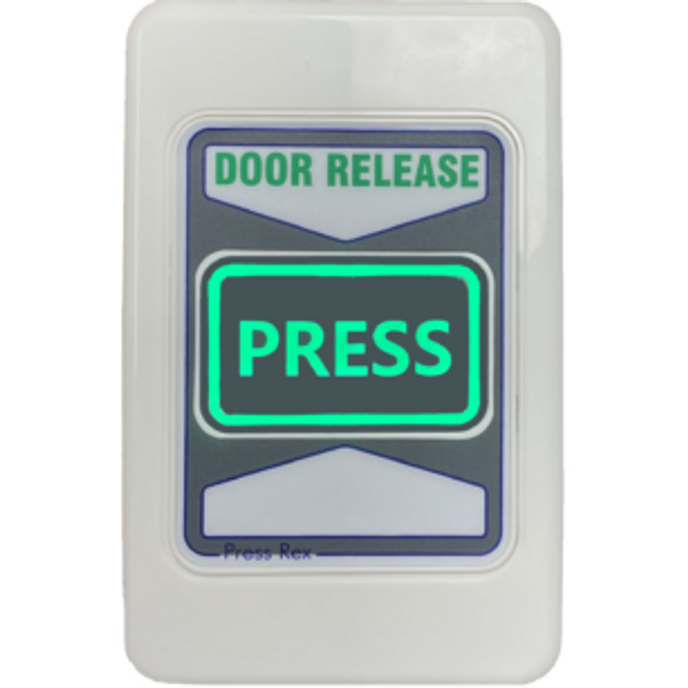 Press-Rex - (Press to Exit) has an illuminated silicone push button ...