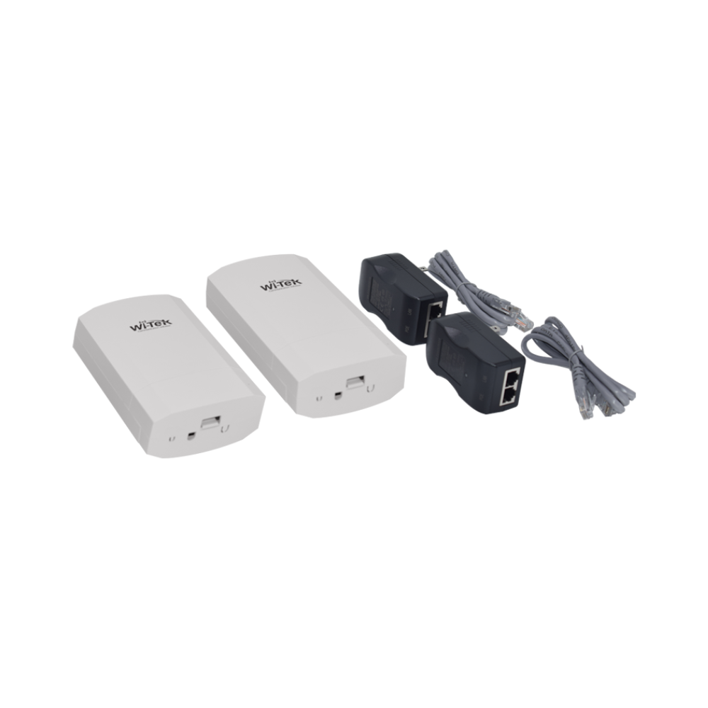 Wi-Tek WI-CPE111-KIT -> 2x 2.4GHz 300Mbps Outdoor Weatherproof CPE Wir ...