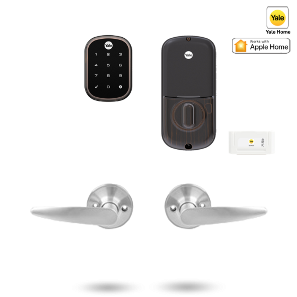 YRD256/LH082/ORB - YALE ASSURE SL SMART-READY LOCK WITH HAWTHRON LEVER ...
