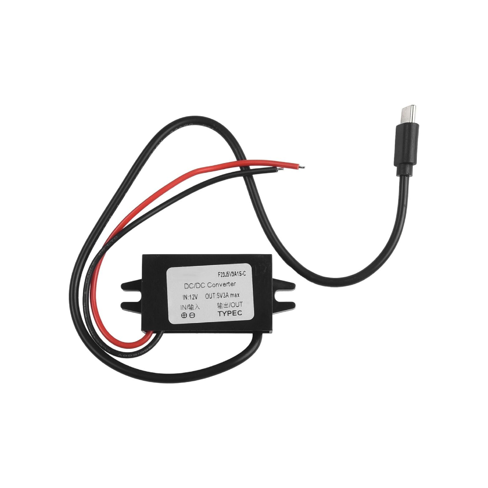 iSecure ICL-12VDC-5VDC-USB-C Step-Down Converter – 12VDC Input – USB-C ...