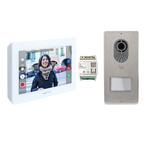 LVC-XTS-KIT - BPT - LITHOS + XTS 7" WIFI Monitor - Video Intercom Kit – The Security Outlet
