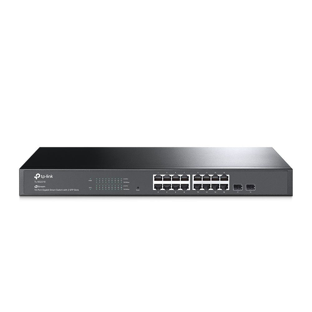 TL-SG2218 - TP-Link JetStream 16-Port Gigabit Smart Switch with 2 ...